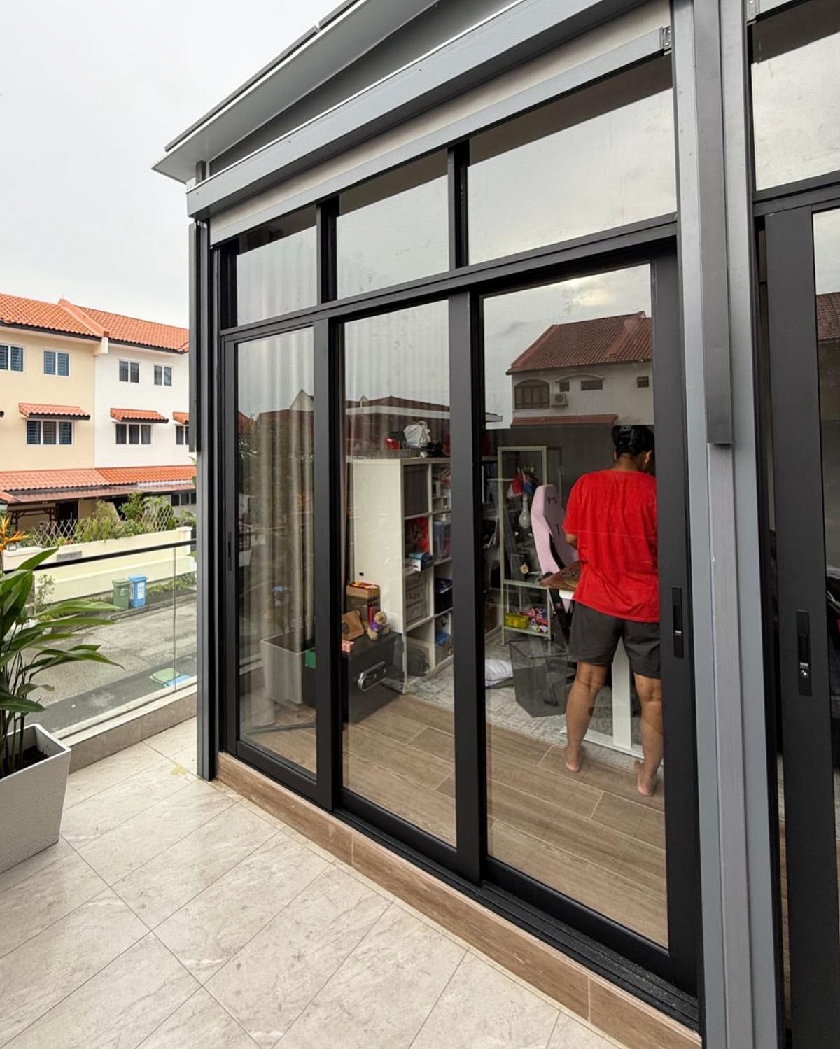 Renovation Ideas - Balcony Glass Doors - Metal and Aluminium Fabrication