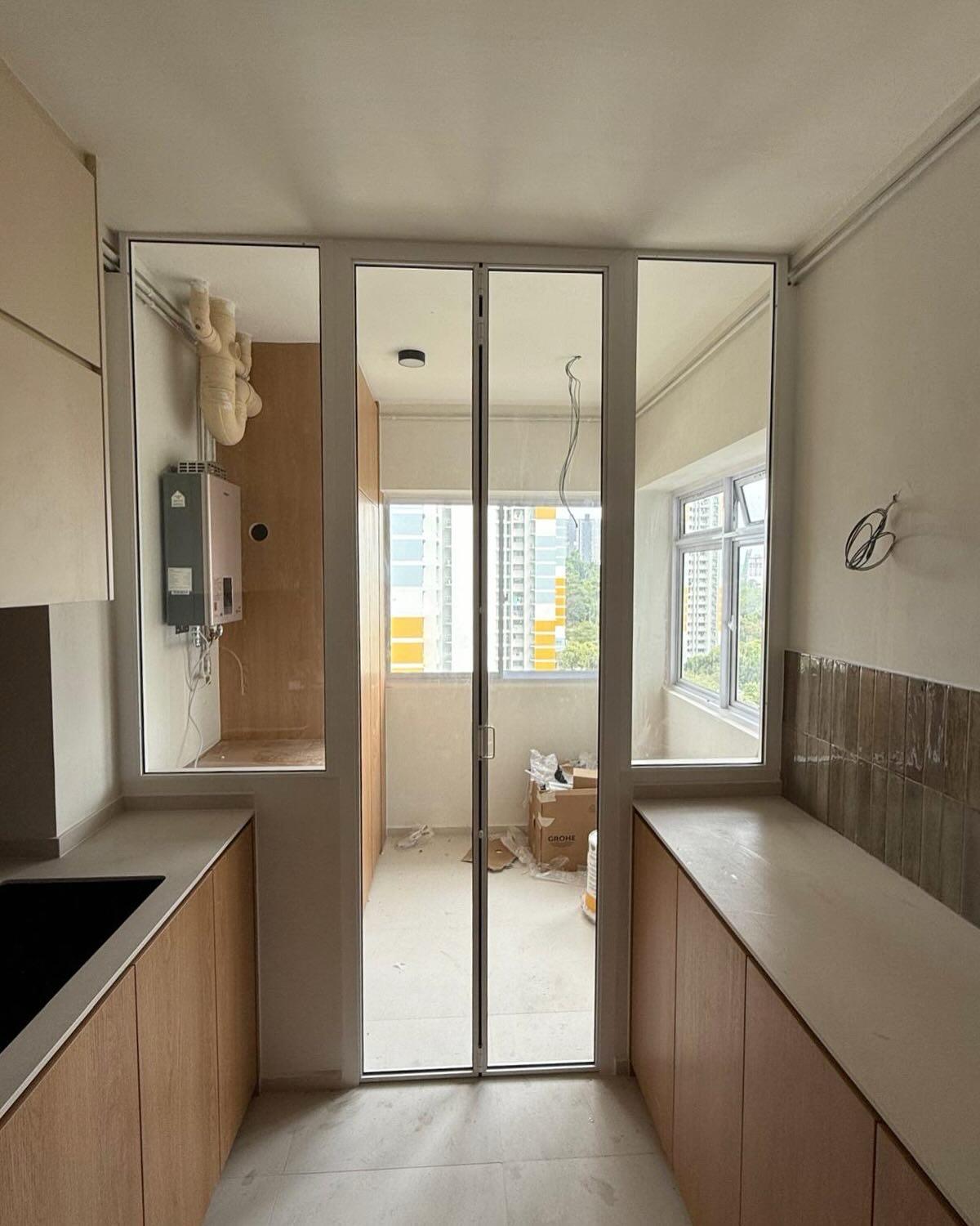 Renovation Ideas - Kitchen to Service Yard Windows and Doors - Metal ...