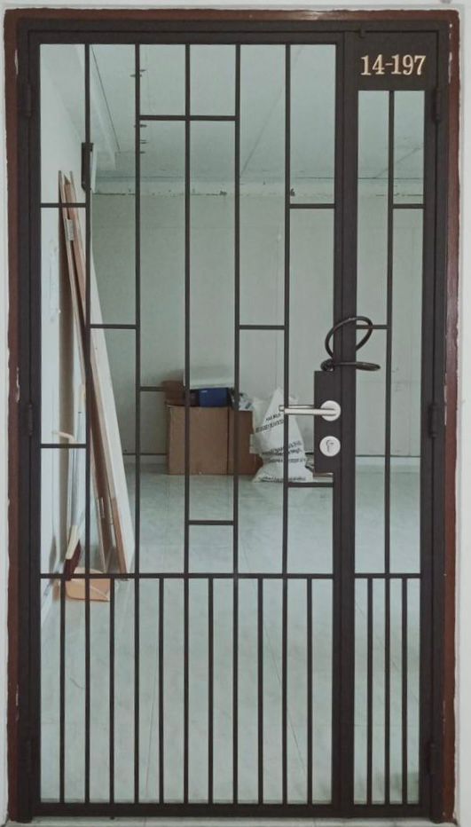 HDB Gates - SH045 Modern Ladder Styled Grille - Metal and Aluminium ...