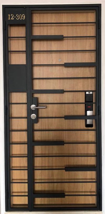 Metal Gate - SH042 Industrial Ladder-Styled Grille